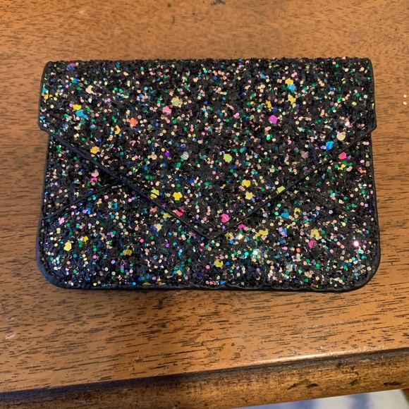 Francesca's Collections | Bags | Nwt Black Sparkly Wallet | Poshmark